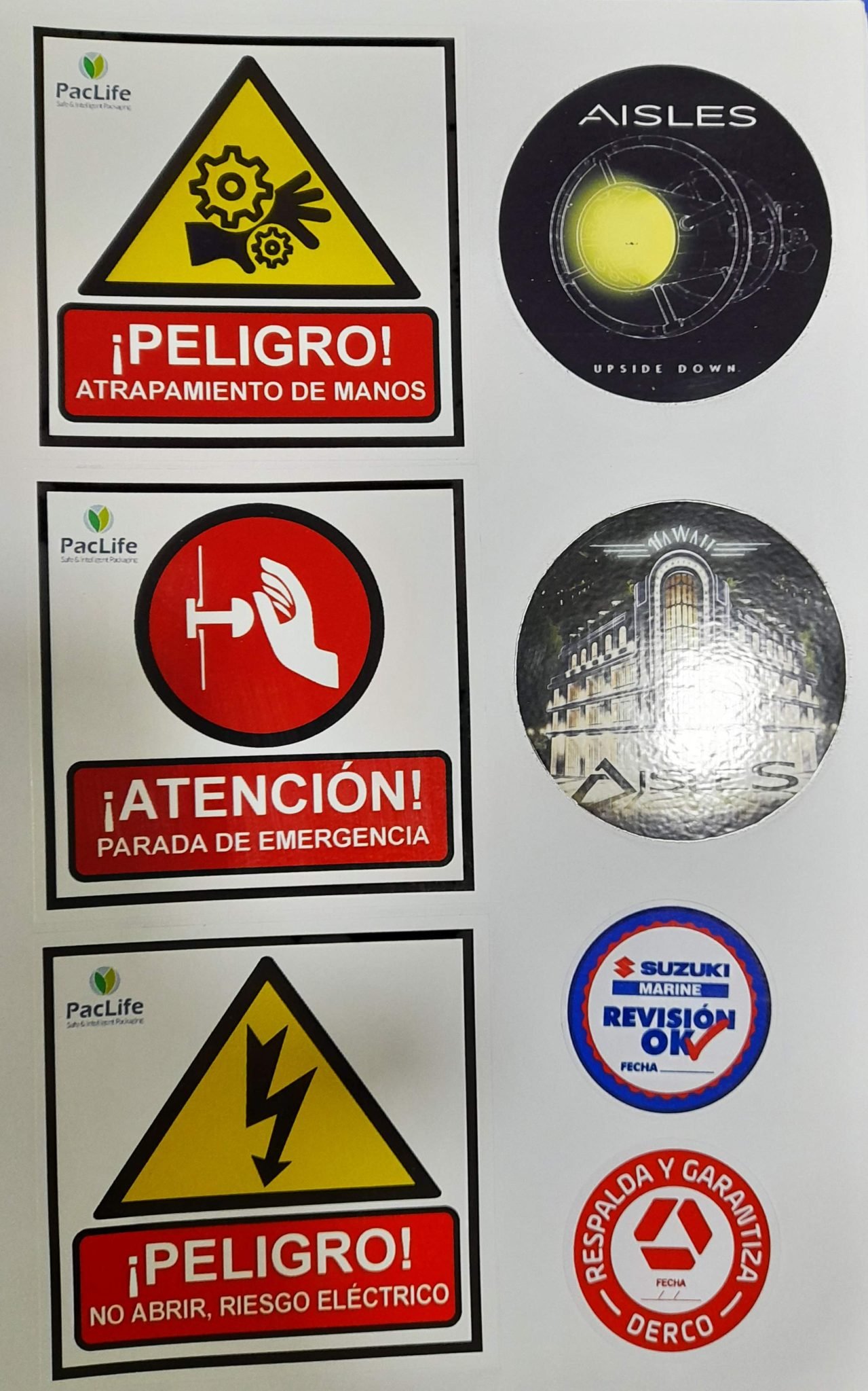 Calcomanías (SKU:1010) - Padilla Publicidad